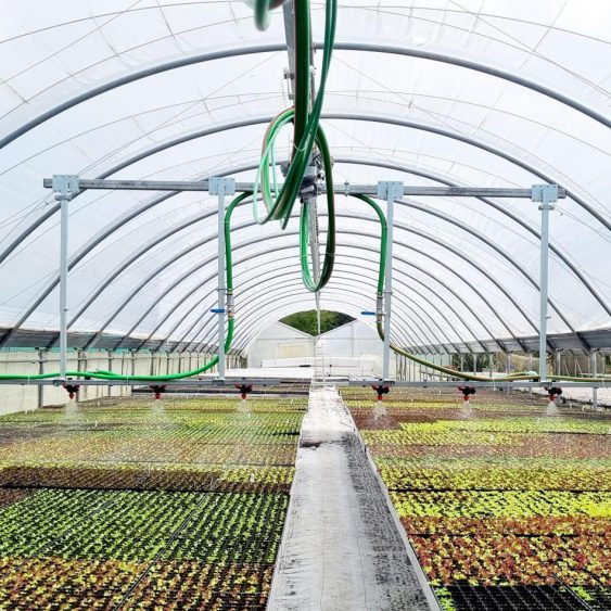 Greenhouse Boom Irrigation Systems REGA 3 CONIC SYSTEMCONIC SYSTEM