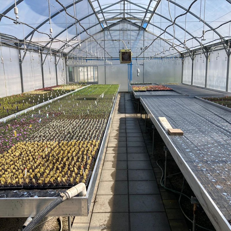 Heating Greenhouse Bench